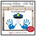 Little Police Officer - Police Dept - Handprint Art - Photo - Keepsake ...