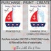 Daddy's First Mate - Sail Boat - Happy Father's Day - Printable ...