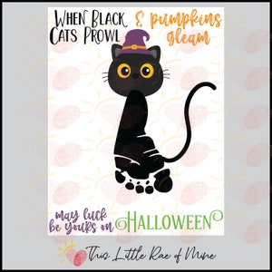Black Cats Prowl - Pumpkin - Halloween - Footprint - October ...