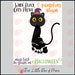 Black Cats Prowl Pumpkin Halloween Footprint October Handprint Art ...