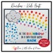 Be the Rainbow in a Sky Filled With Rain Spring Printable Fingerprint ...