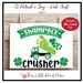 Shamrock Crusher Construction Vehicle St Patrick's Day Printable ...
