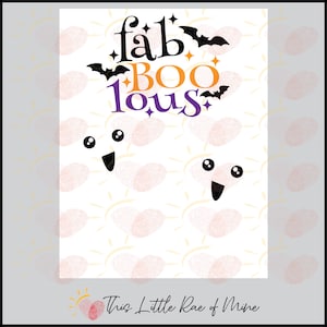 Fab BOO Lous - Ghost Handprint - Halloween - October - Handprint Art ...