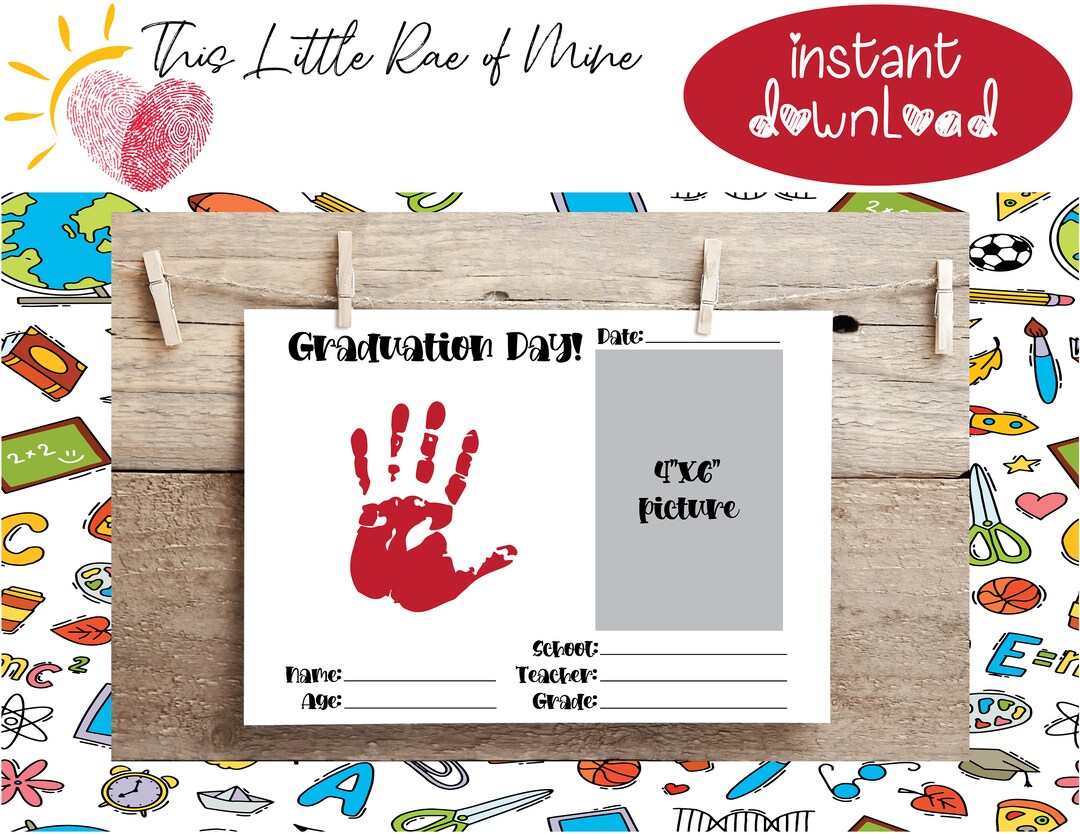 Graduation Day Preschool Prek Kindergarten Keepsake - Etsy