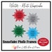 Snowflake Photo Keepsake Printable DIY Craft Winter - Etsy