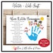 Five Little Snowmen - Christmas - Snow Day - Poem - Handprint Art ...