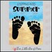 Stepping Into Summer - Beach - Sand - Footprint - Handprint Art ...