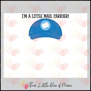 Mail Carrier - Community Helpers - Handprint Art - Photo - Keepsake ...