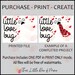 Little Love Bug Lady Bug Valentine's Day Printable Handprint Art ...