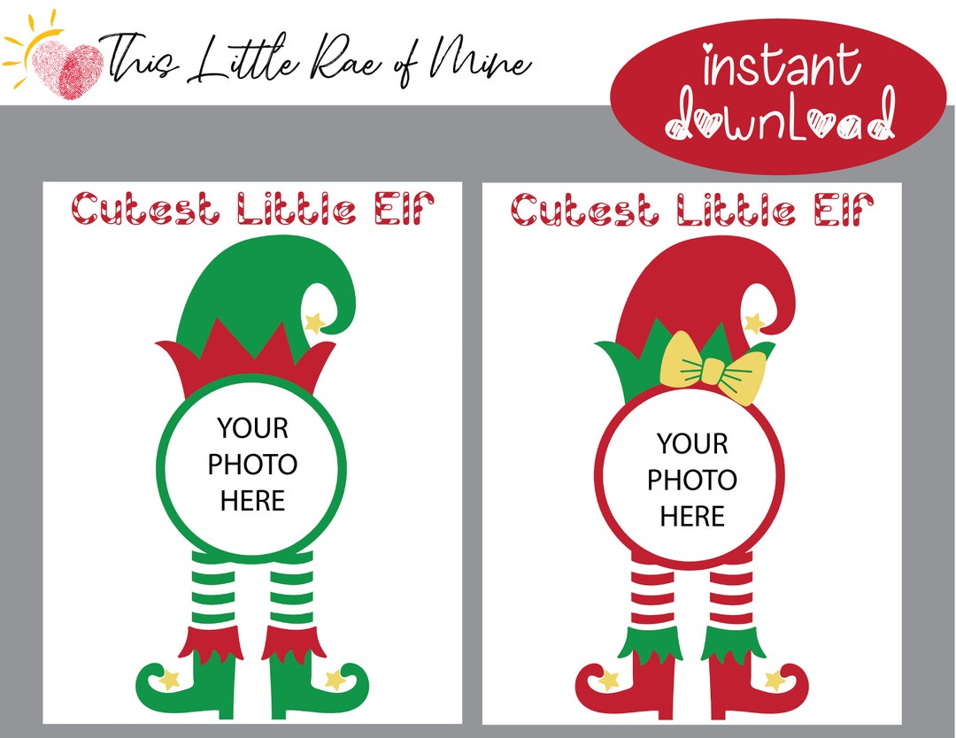 Little Elf Photo Christmas Ornament Keepsake - Etsy