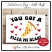 Pizza My Heart - Pizza Valentine - Valentine's Day - Printable ...
