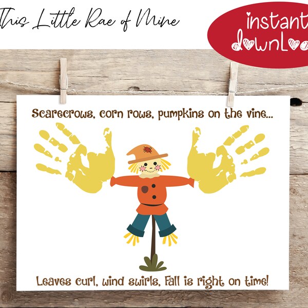 Thanksgiving Handprint Art - Etsy