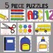 Back to School Number Sequence Puzzle Printable Math - Etsy