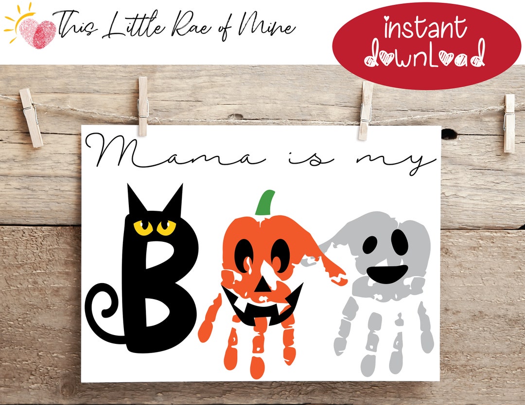 Mama is My Boo - Pumpkin - Ghost - Cat - Halloween - October ...