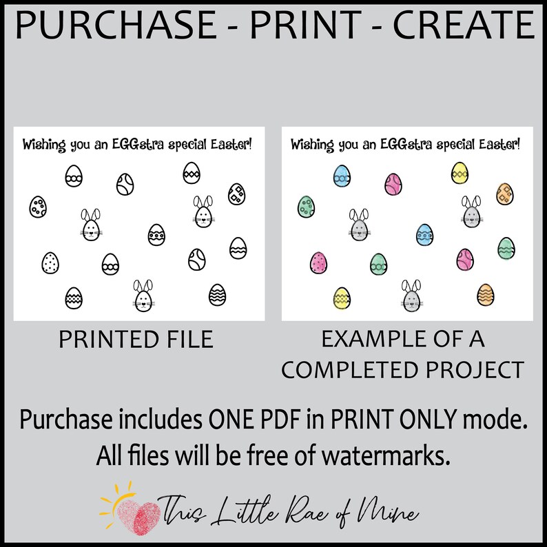 Eggstra Special Easter - Fingerprint Art - Keepsake - Easter Printable ...