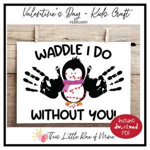 Waddle I Do Without You - Penguin - Valentine's Day - Printable ...
