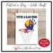 Slam Dunk - Basketball - Father's Day - Printable - Handprint Art ...
