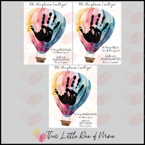 Oh the Places I Will Go - Balloon - Preschool Prek Kindergarten ...