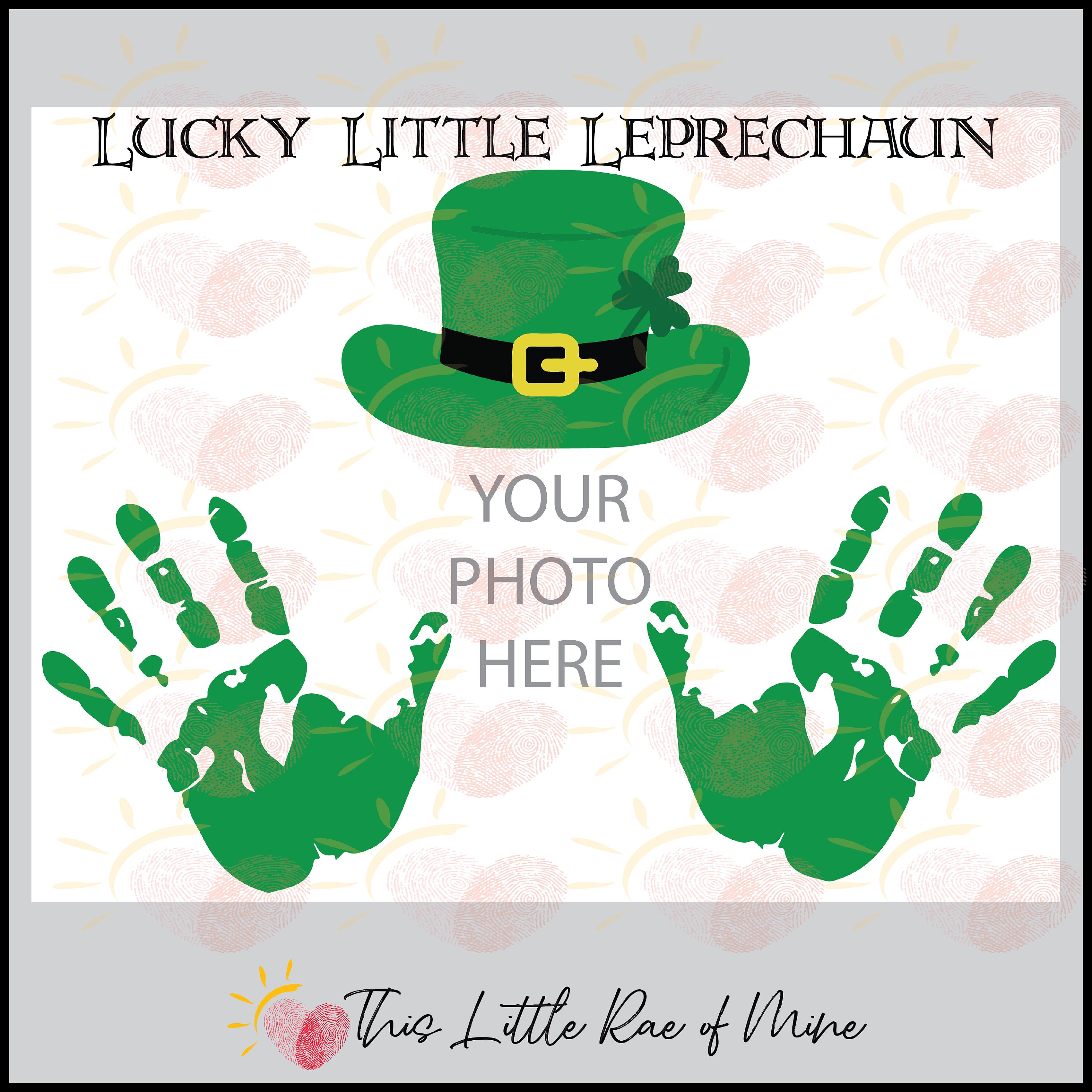 Lucky Little Leprechaun - St Patrick's Day - Handprint Art - Photo ...
