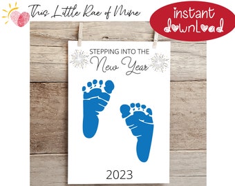 January Handprint Craft - Etsy