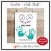 Hoppy Easter Nobunny Loves You Like I Do Easter Bunny Handprint Art ...