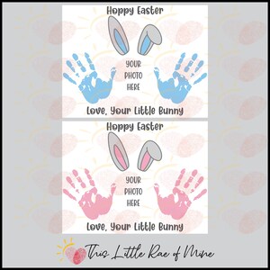 Hoppy Easter - Love Your Little Bunny - Handprint Art - Photo ...
