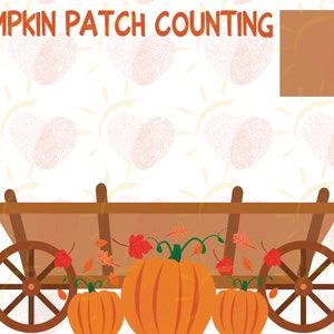Pumpkin Patch - Counting Mat - Numbers 1-20 - Fall - Printable - Math ...