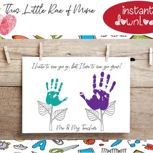 Me & My Teacher End of School Flowers Graduation Day | Etsy