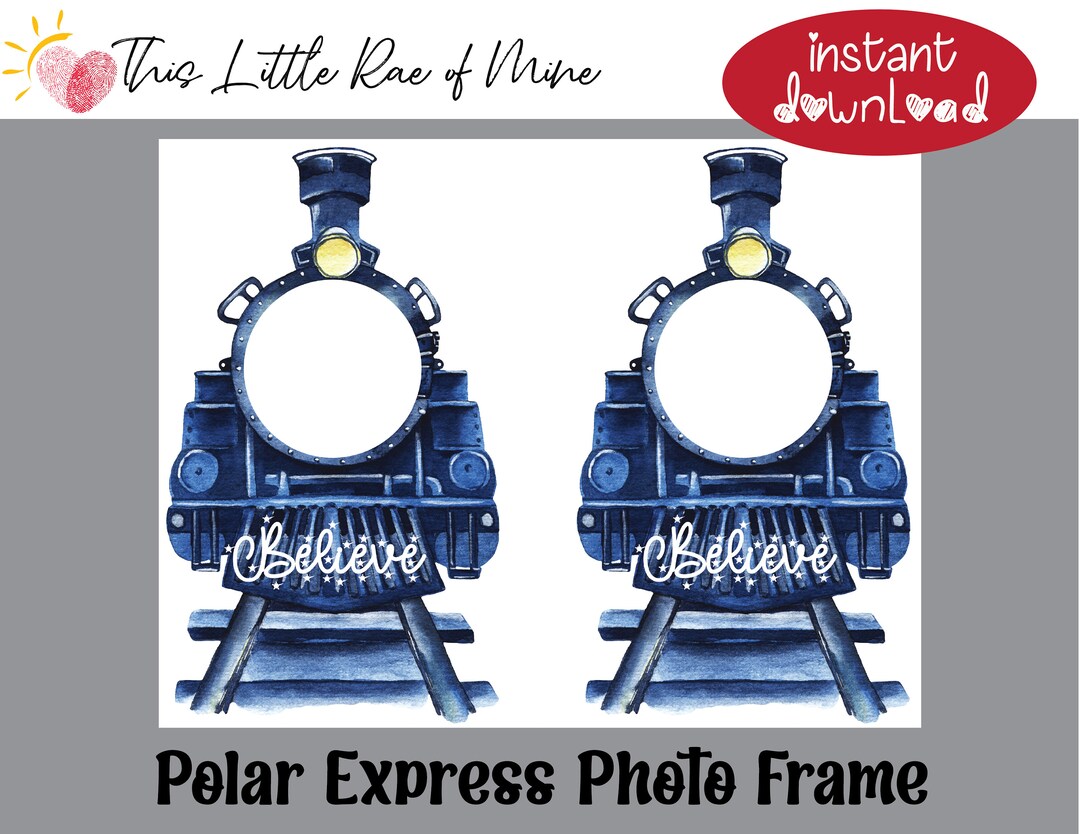 Polar Express Day Photo Ornament Christmas Train - Etsy