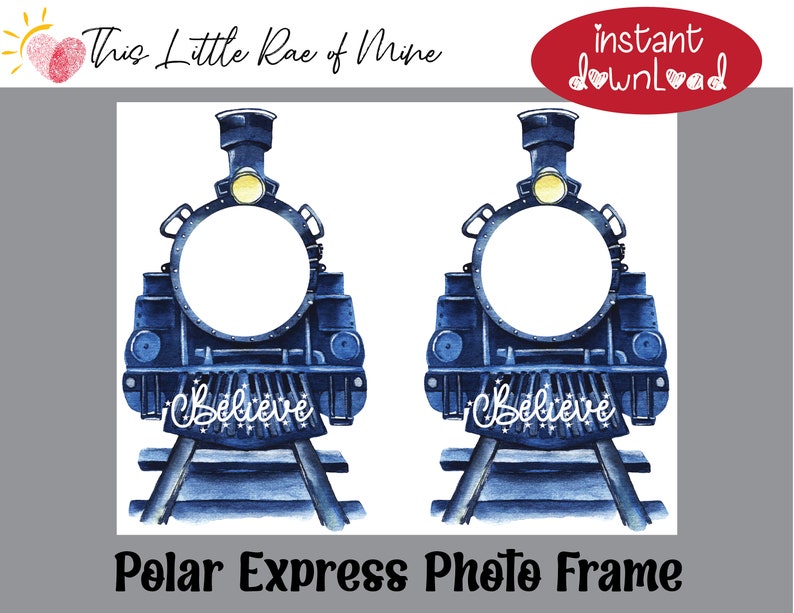 Polar Express Day Photo Ornament Christmas Train - Etsy