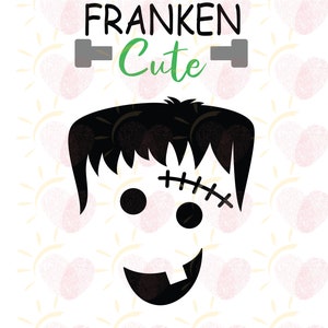 So Franken Cute Frankenstein Boy Girl Halloween - Etsy