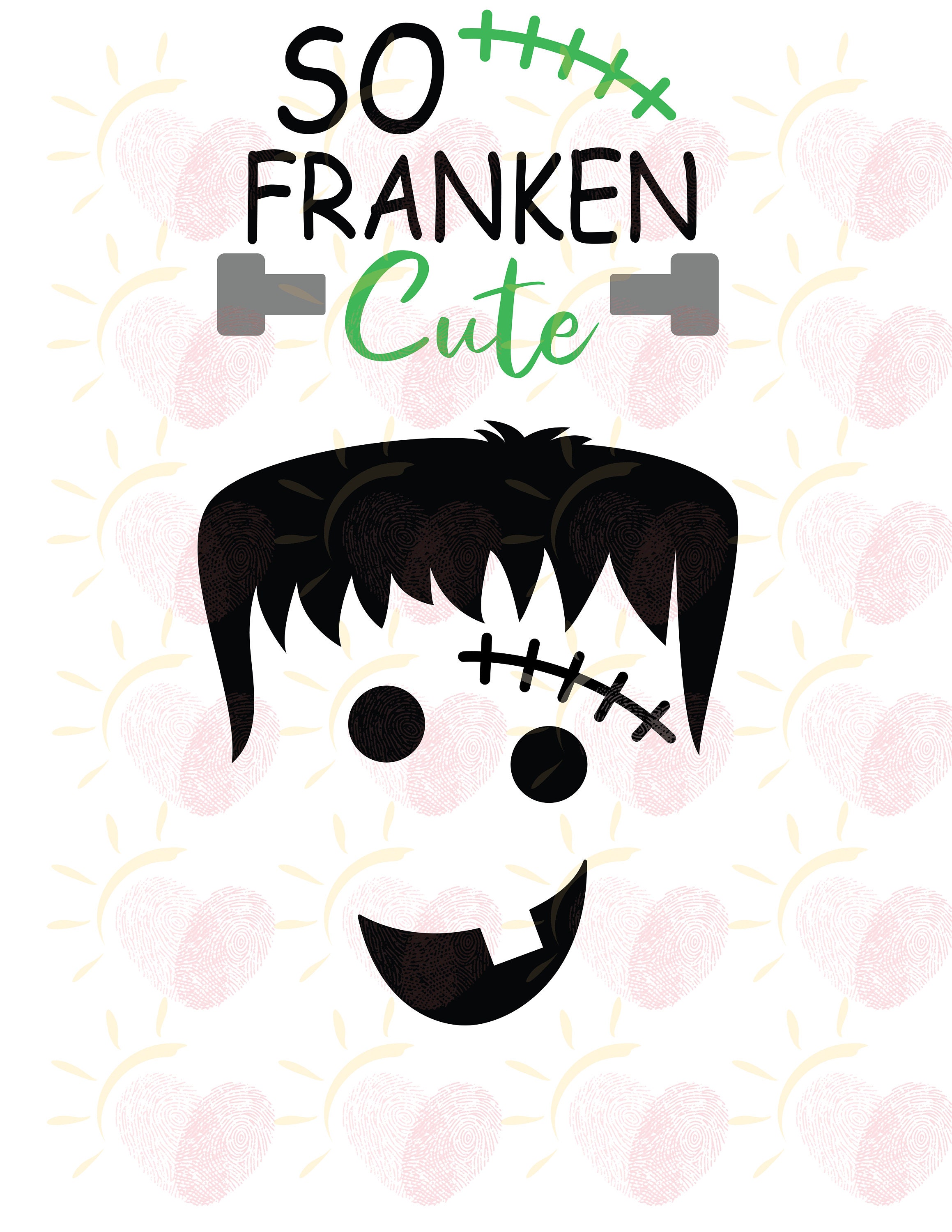 So Franken Cute Frankenstein Boy Girl Halloween - Etsy