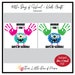 100th Day of School Cute Monster Handprint Art Printable DIY Kid Craft ...