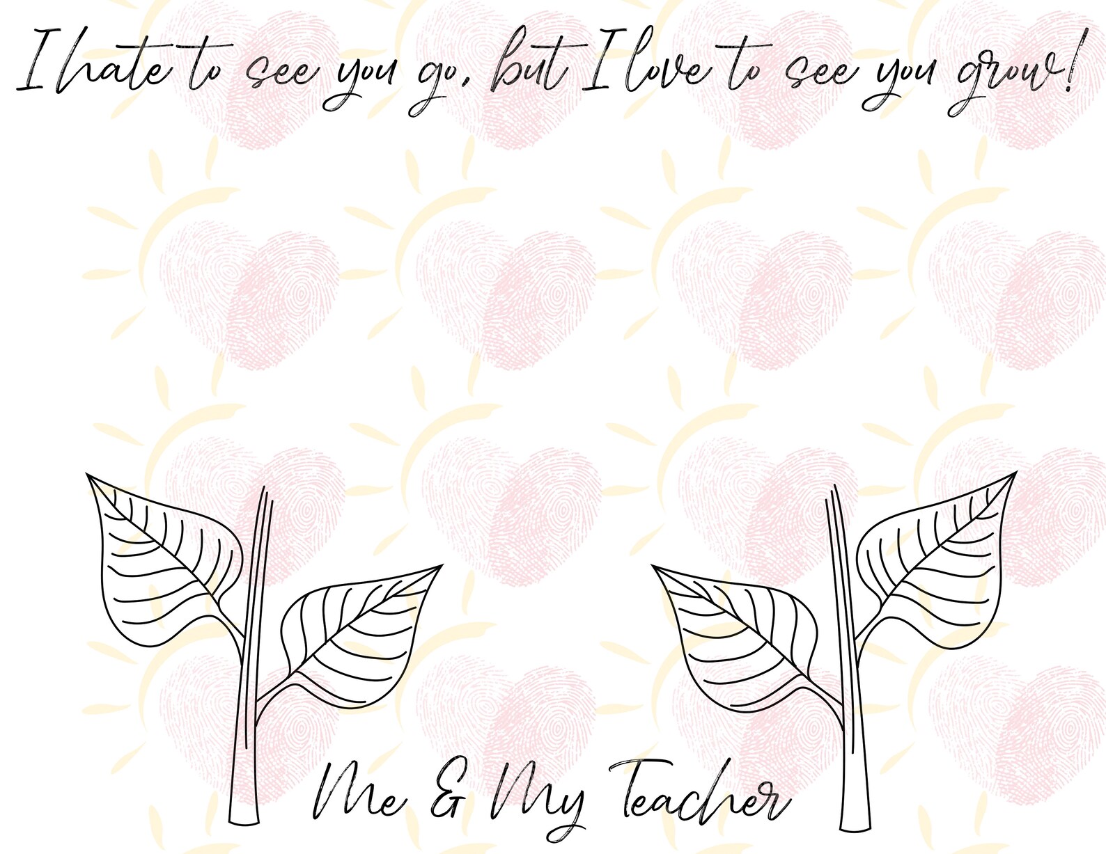 Me & My Teacher End of School Flowers Graduation Day | Etsy