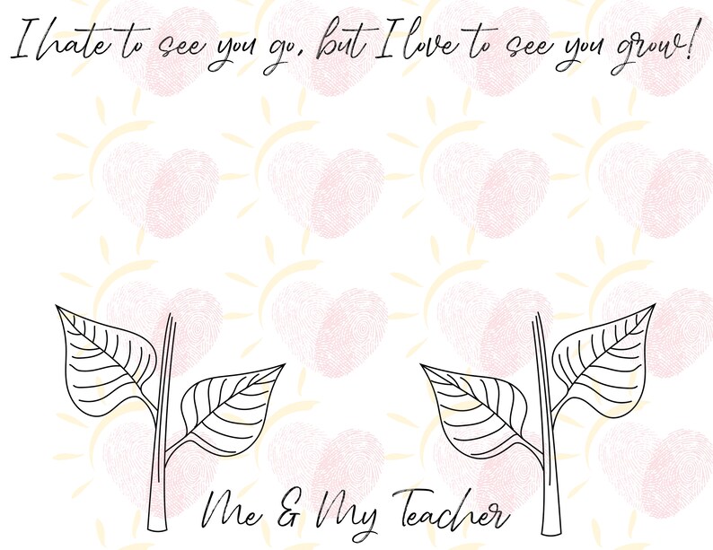 Me & My Teacher End of School Flowers Graduation Day | Etsy