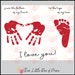 Bottom of My Heart Tip of My Toes - I Love You - Valentine's Day ...