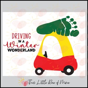Driving in a Winter Wonderland - Footprint - Tree - Christmas - Car ...
