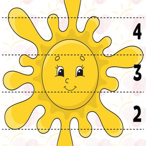 Spring Number Sequence Puzzle Printable Number Activity - Etsy