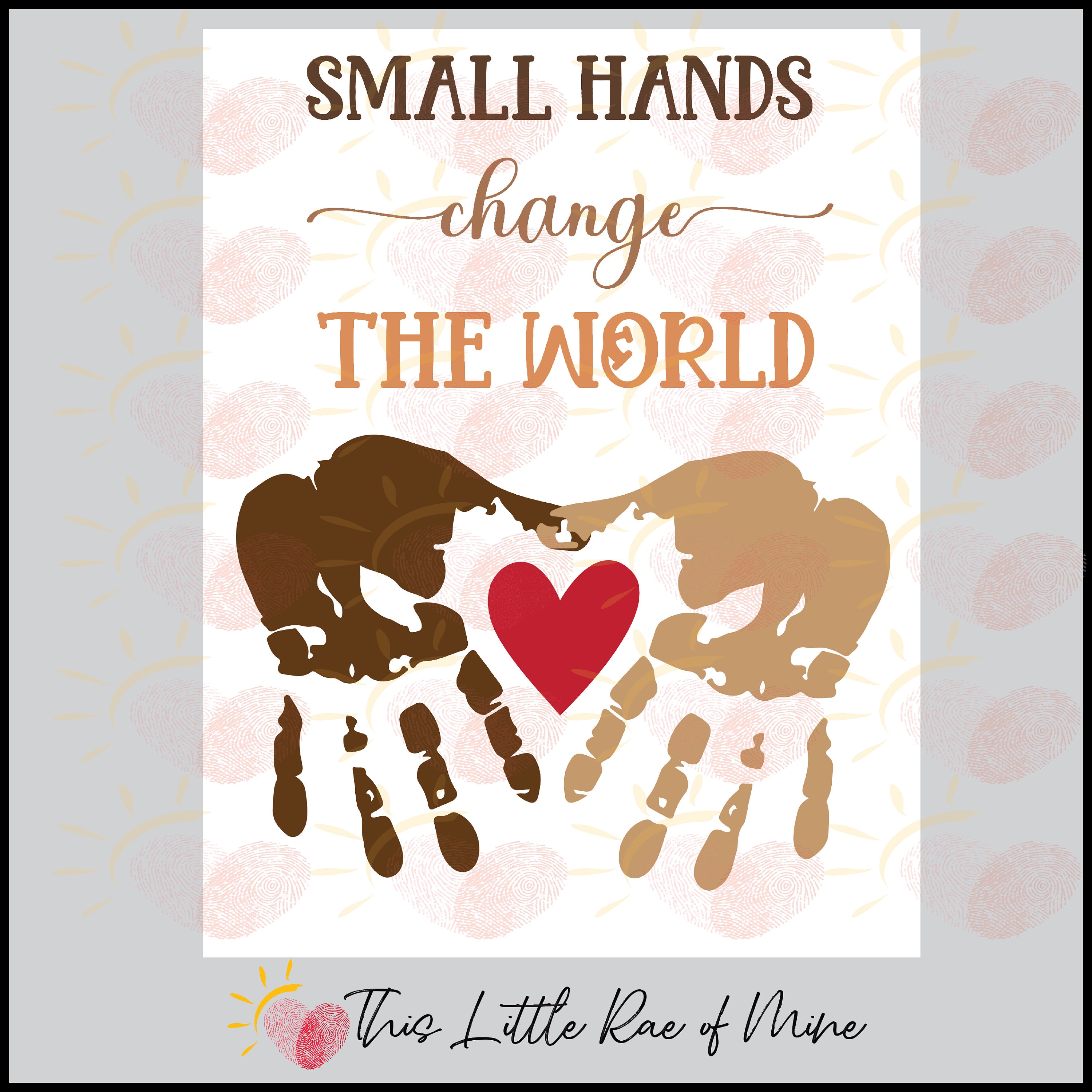 Small Hands Change the World MLK Day Martin Luther King Jr - Etsy