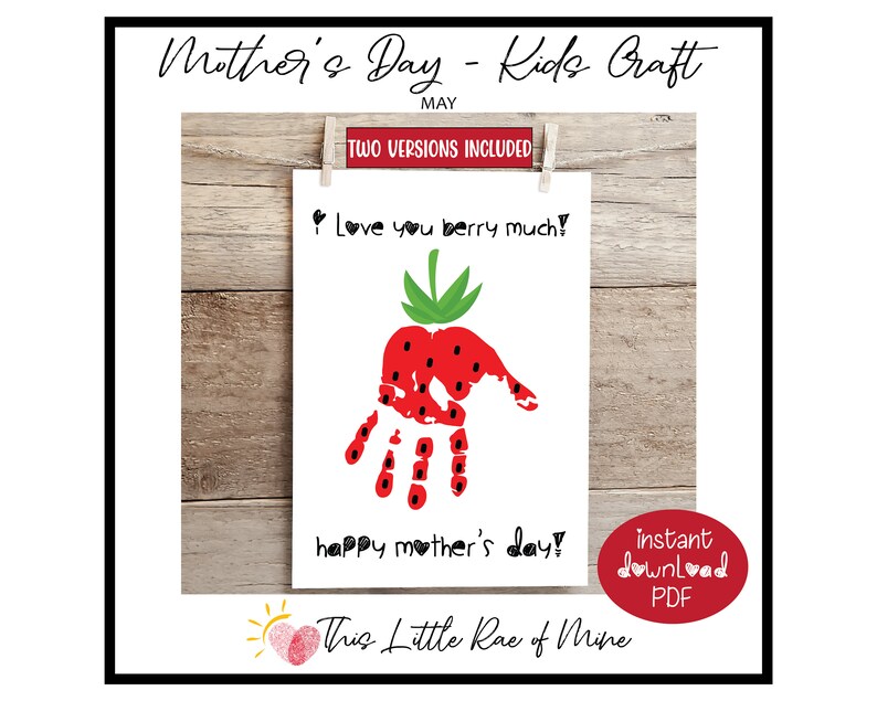 Love You Berry Much Mother's Day Strawberry - Etsy