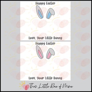 Hoppy Easter - Love Your Little Bunny - Handprint Art - Photo ...