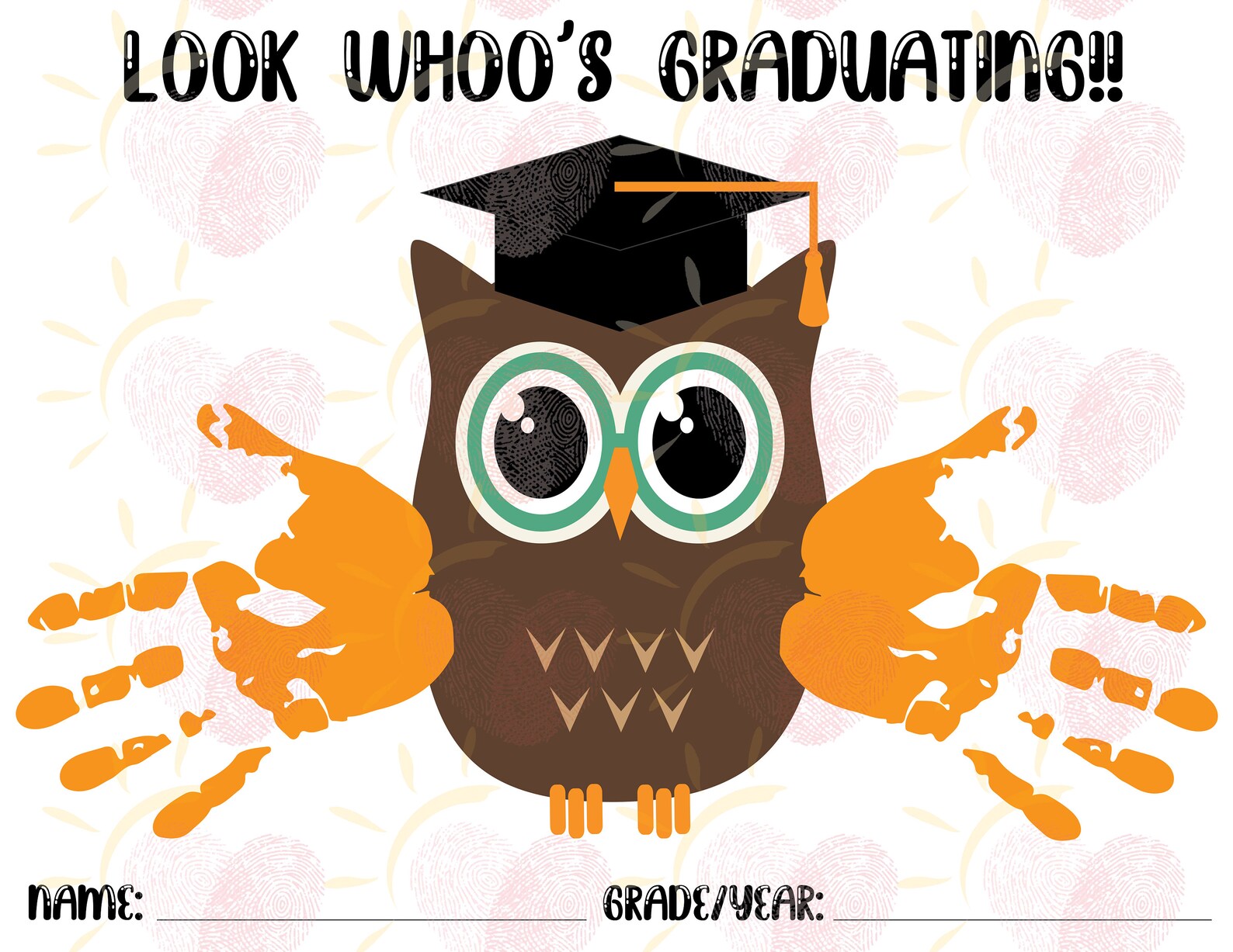Owl Graduation Day Preschool Prek Kindergarten - Etsy
