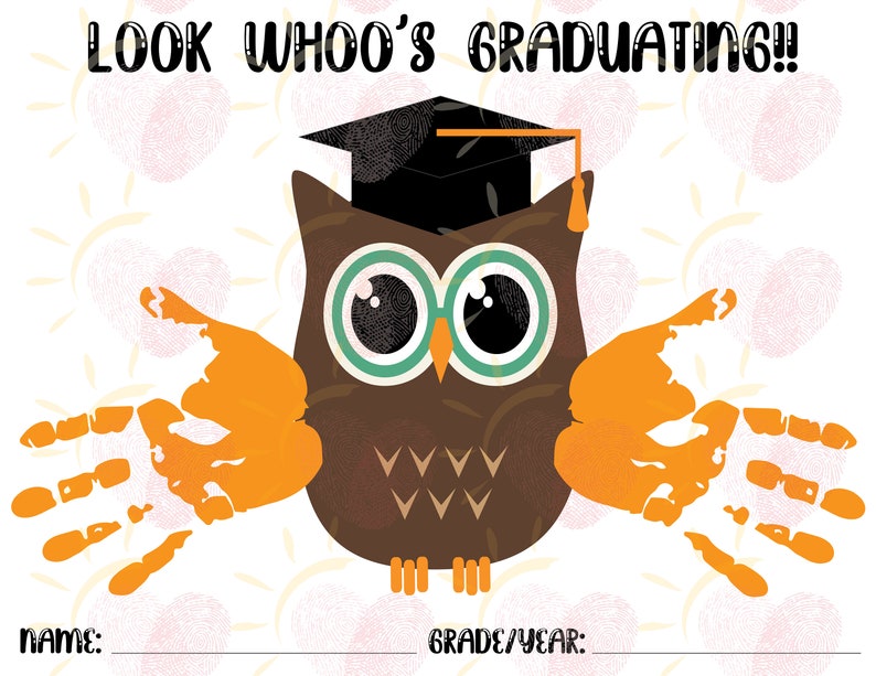Owl Graduation Day Preschool Prek Kindergarten - Etsy