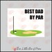 Best by Par Golf Father's Day Printable Handprint Art - Etsy