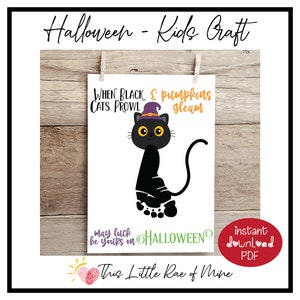 Black Cats Prowl - Pumpkin - Halloween - Footprint - October ...