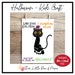 Black Cats Prowl Pumpkin Halloween Footprint October Handprint Art ...