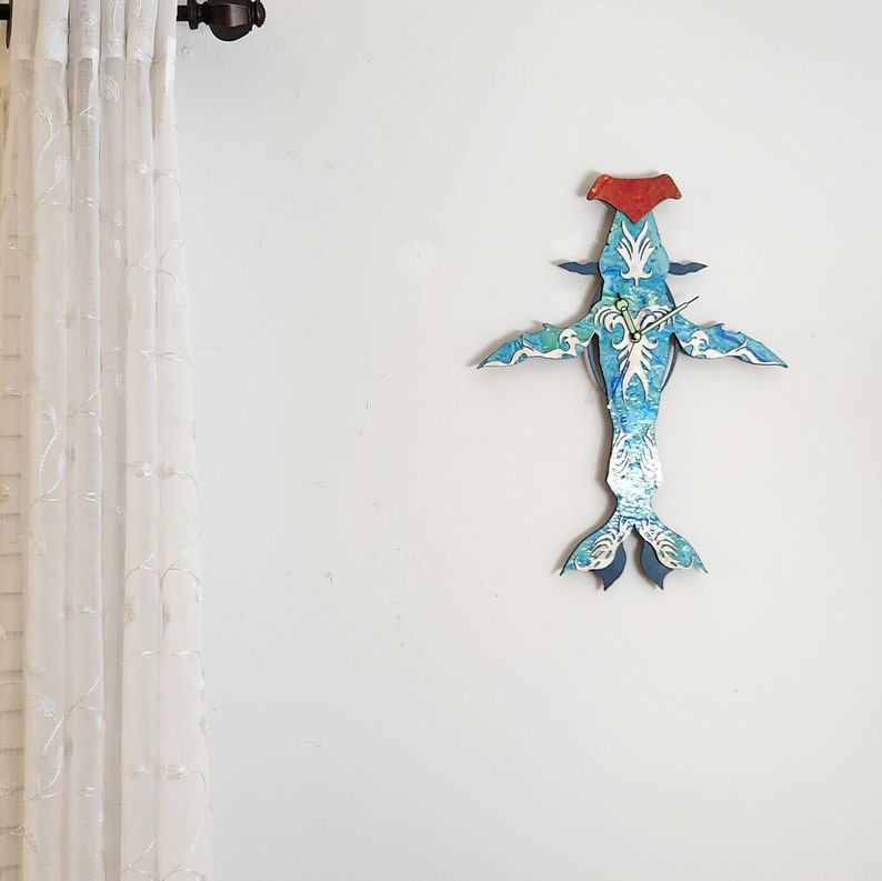 Avatar, Tulkun, Laser Cut, Fluid Paint, Wooden, Wall, Clock - Etsy