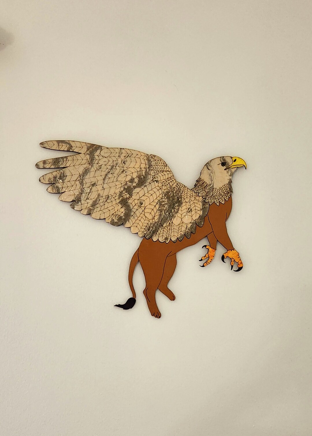 Griffin Wooden Wall Decor - Etsy