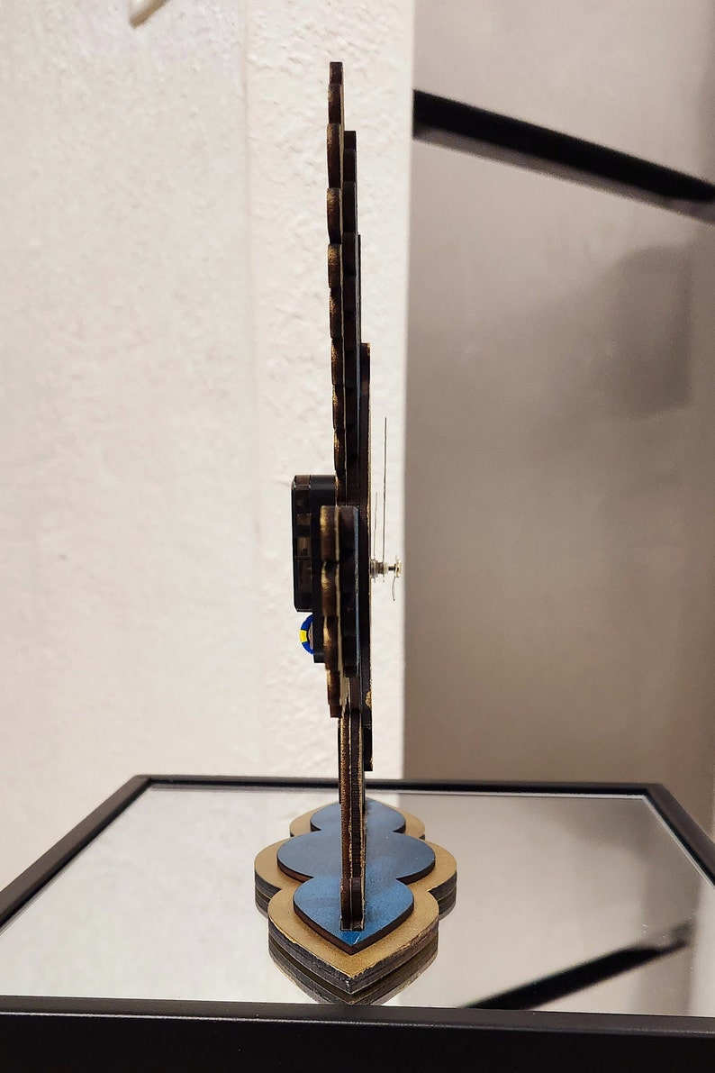 Mesopotamian, Sumerian, Laser Cut, Wooden, Tabletop, Clock - Etsy