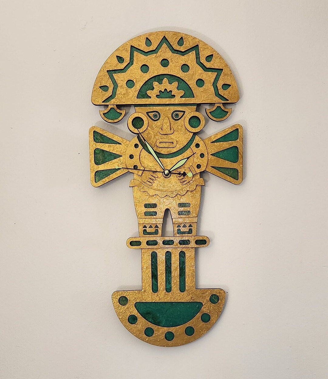 Inca Tumi Knife Laser Cut Fluid Paint Plywood Wall - Etsy